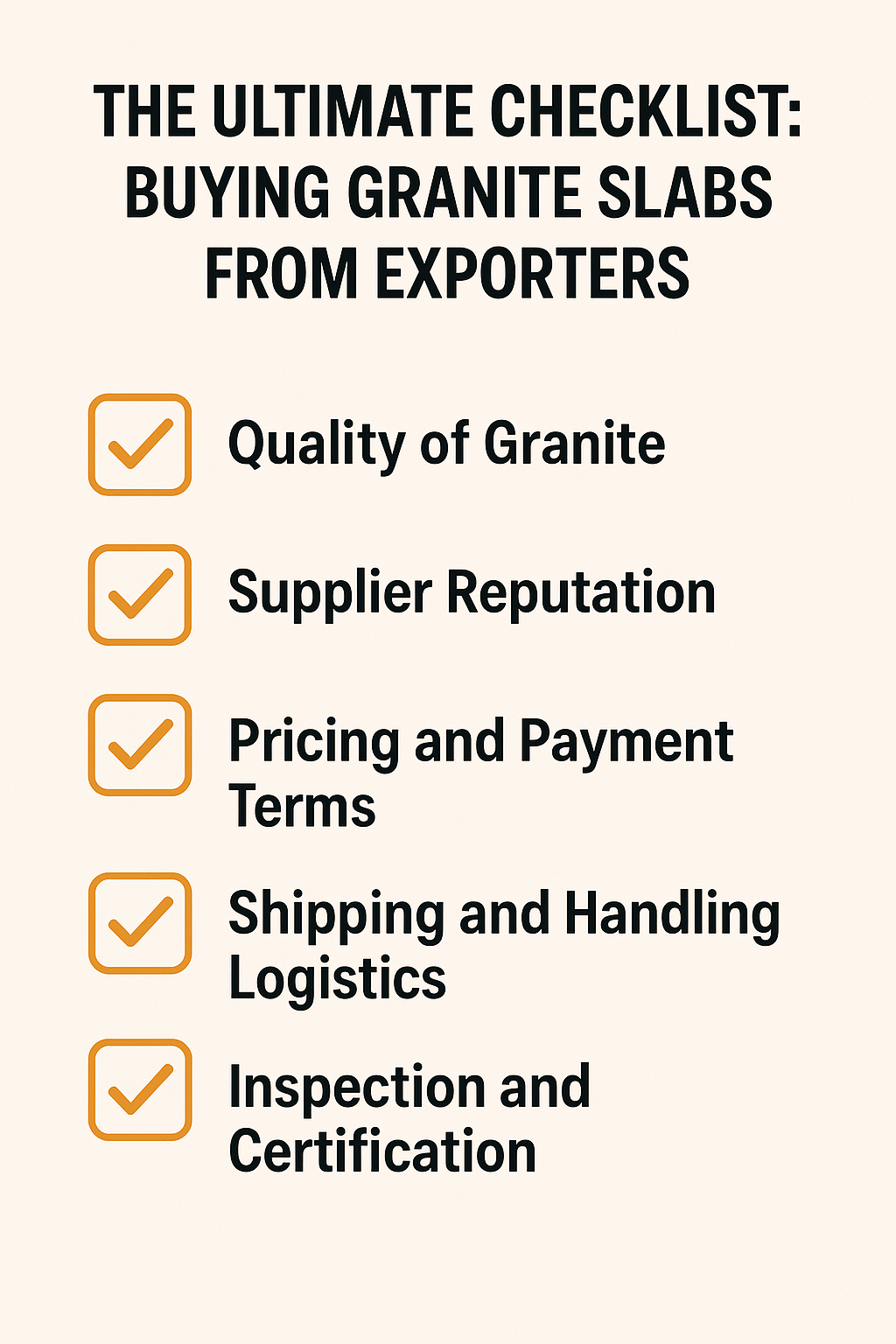 Checklist Before Buying Granite Slabs from Exporters - Granite Industry ...